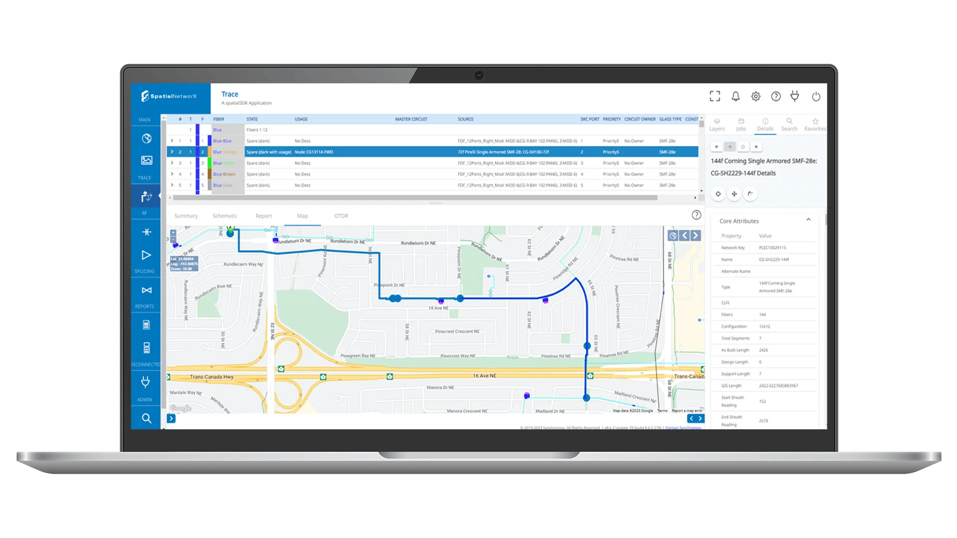 Modelled Physical Network